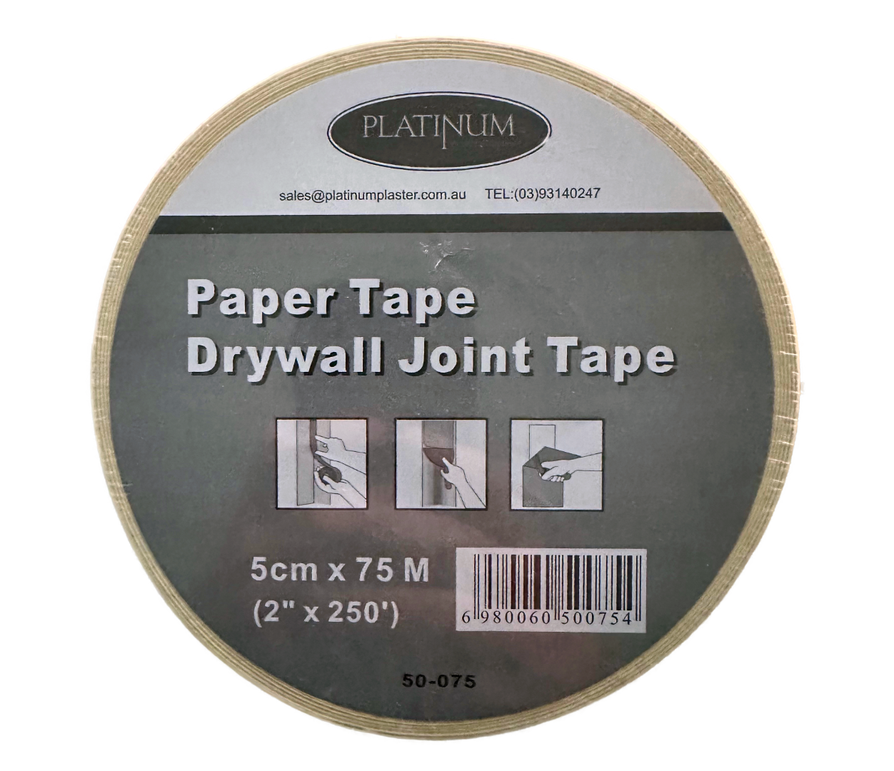 50-075 | Platinum Paper Tape Drywall Joint Tape 5cm x 75M | Buy new ...